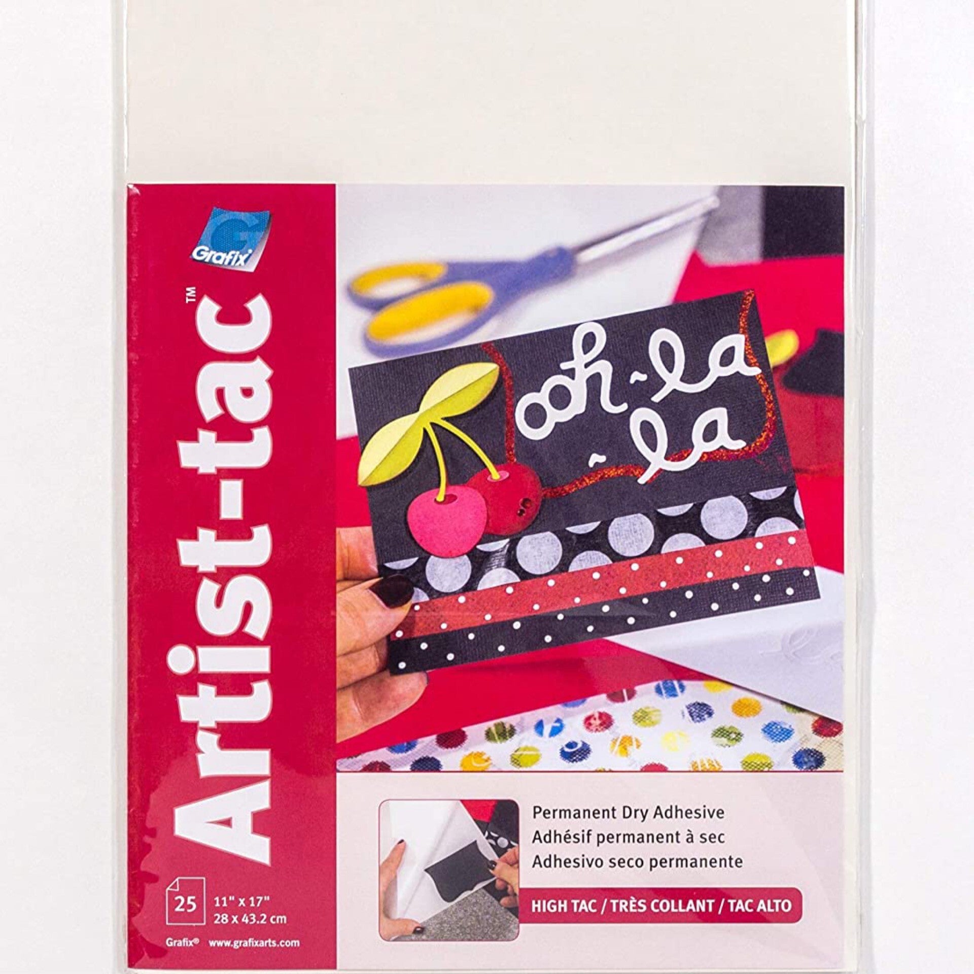 Artist-Tac Permanent Dry Adhesive Sheet | Art Mart